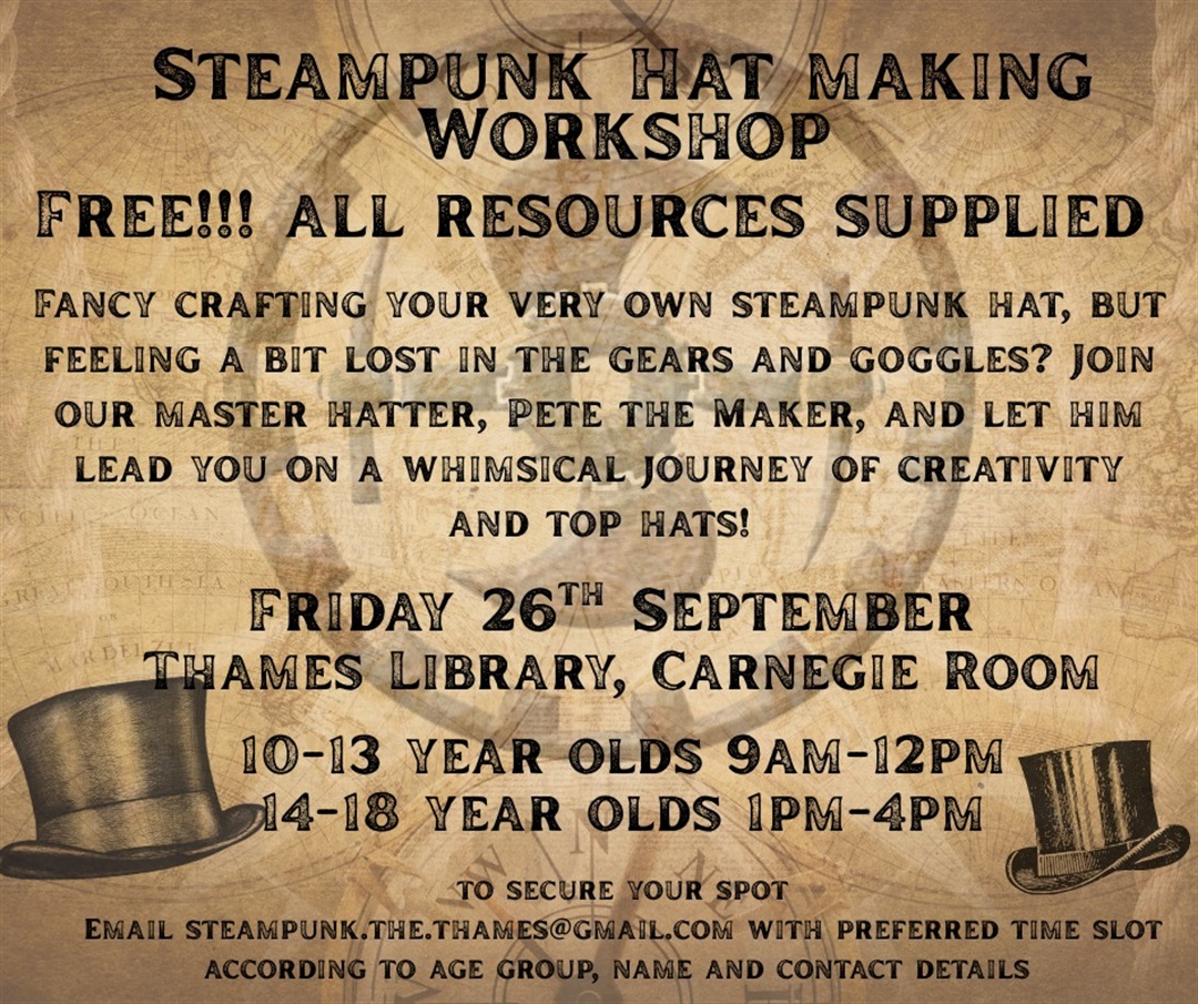 Steampunk Hat-Making Workshop | TCDC
