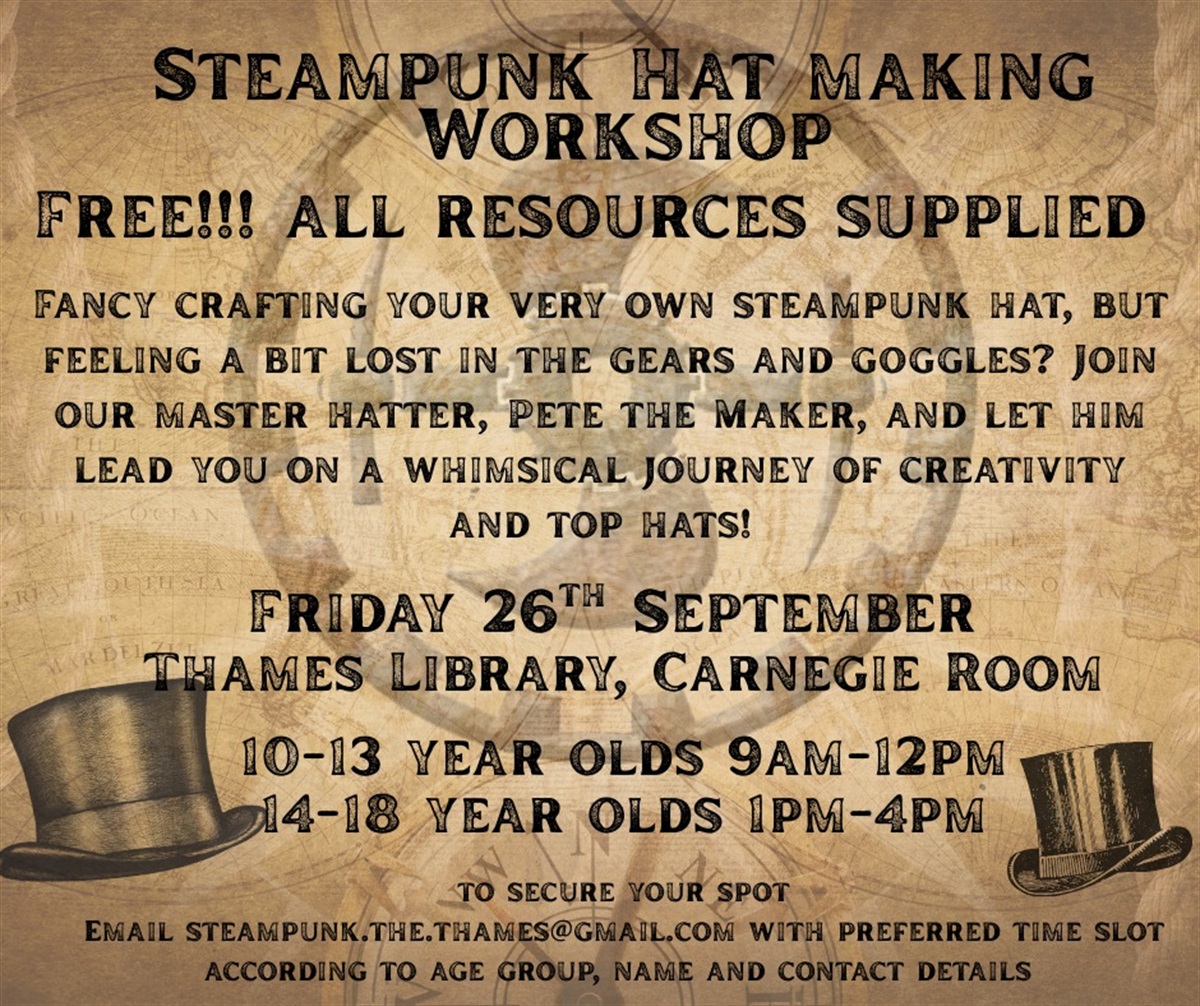 Steampunk Hat-Making Workshop | TCDC